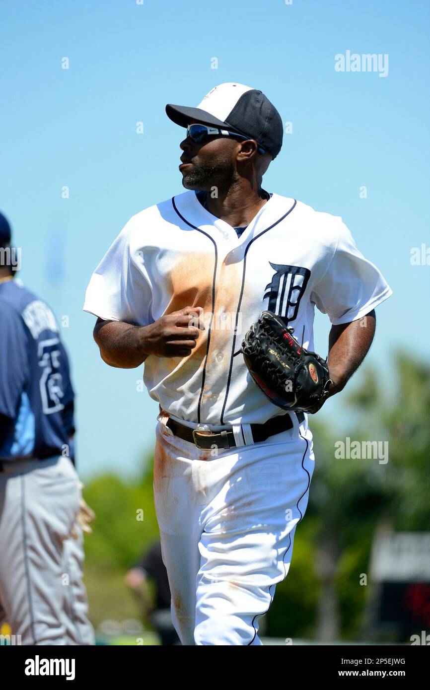 Detroit Tigers outfielder Torii Hunter #48 during a Spring Training ...