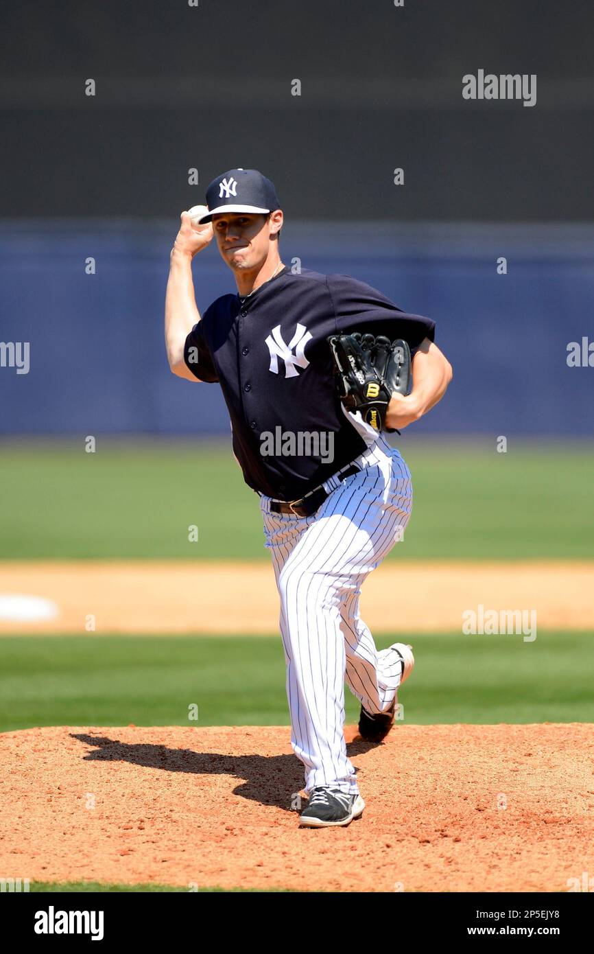 New York Yankees pitcher Cody Eppley #38 during a Spring Training game ...