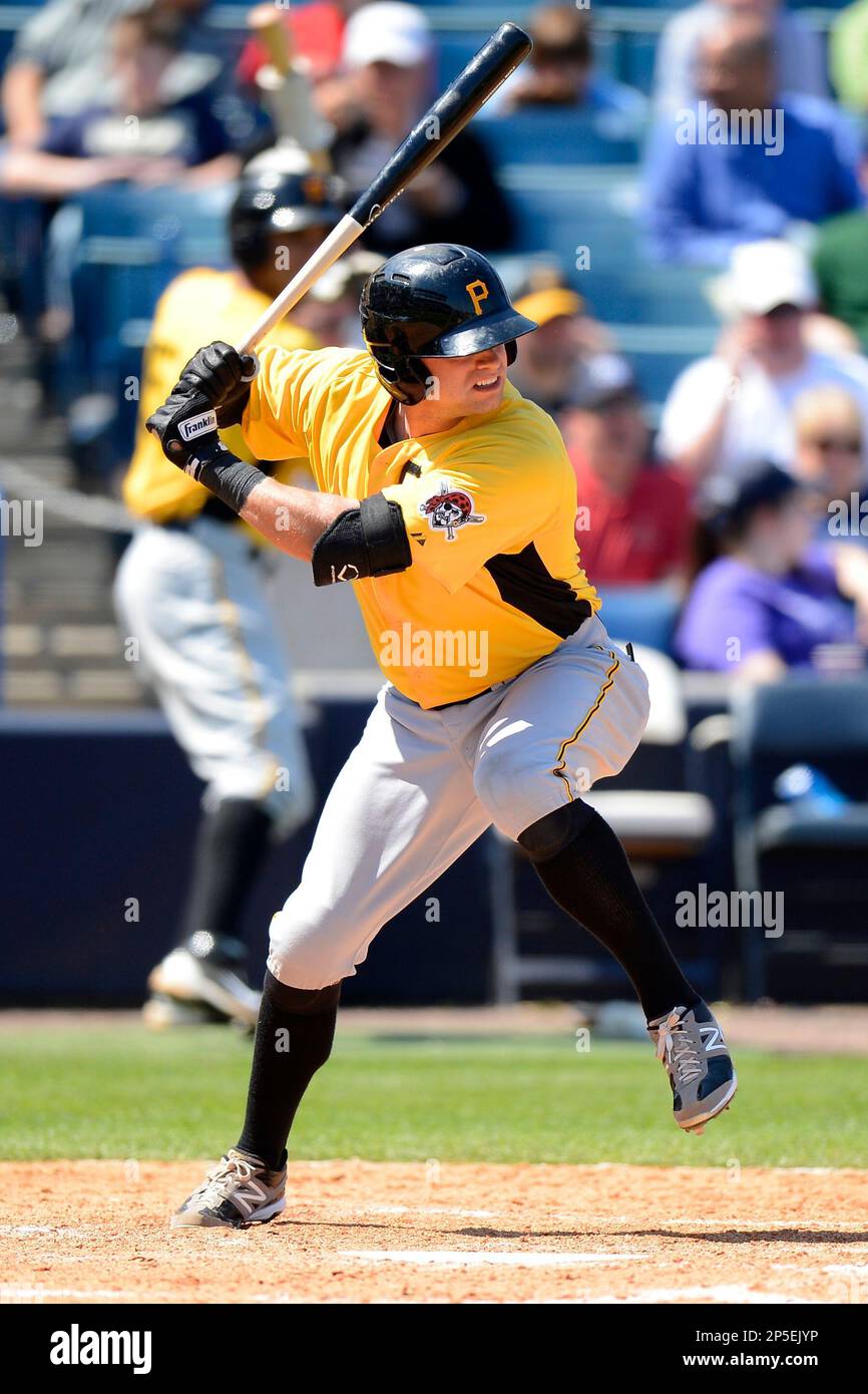 Pittsburgh Pirates outfielder Brett Carroll #71 during a Spring ...