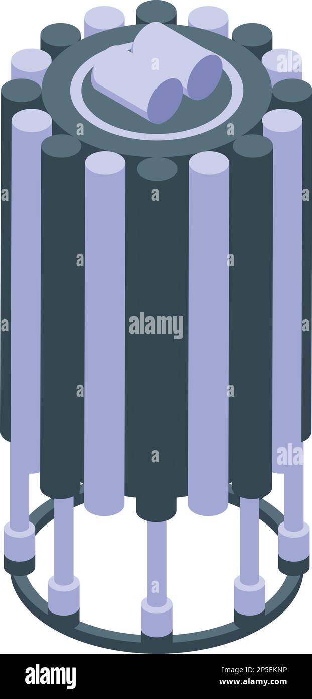 Reactor icon isometric vector. Power plant. Energy station Stock Vector ...