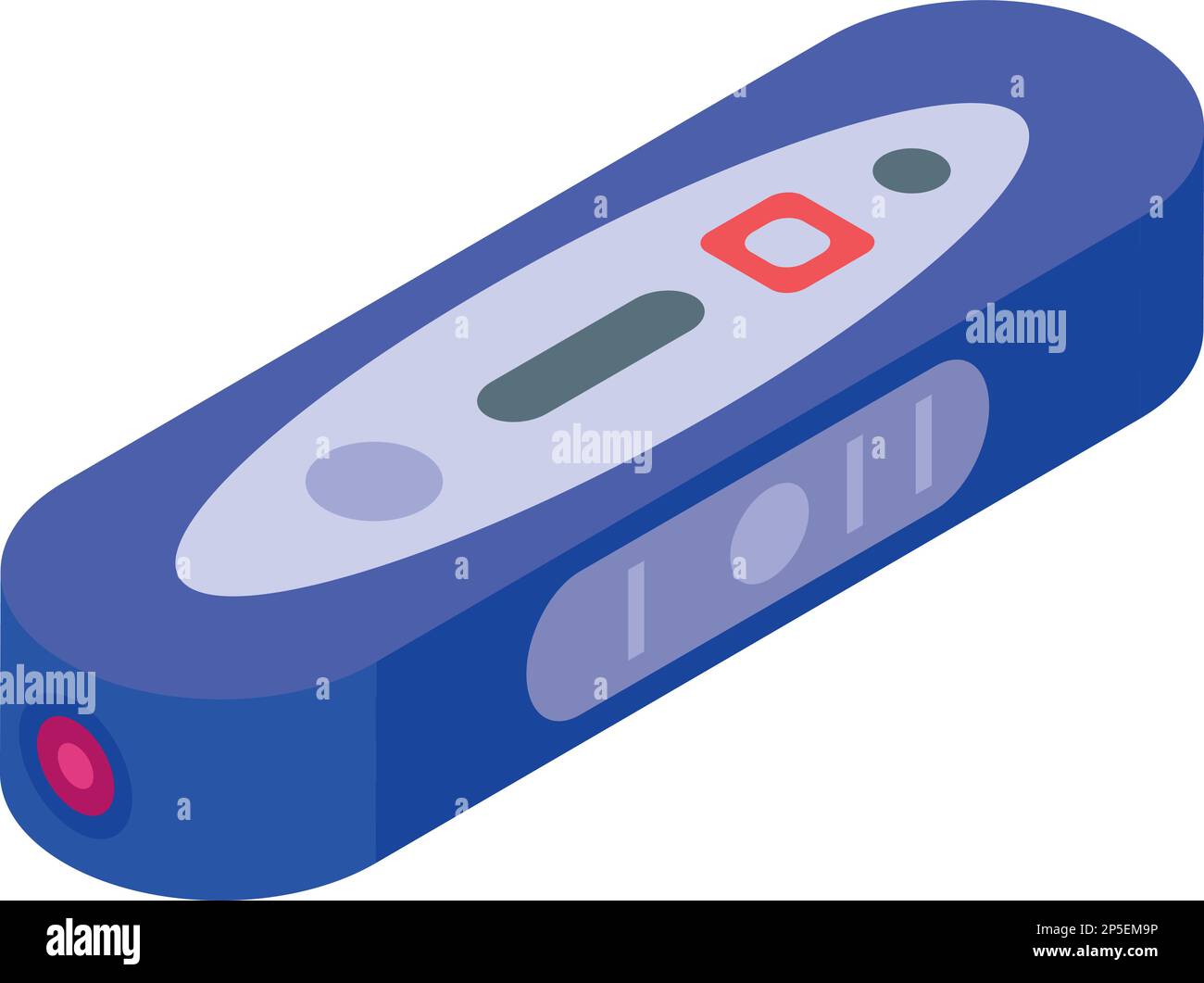 Portable currency detector icon isometric vector. Money banknote ...