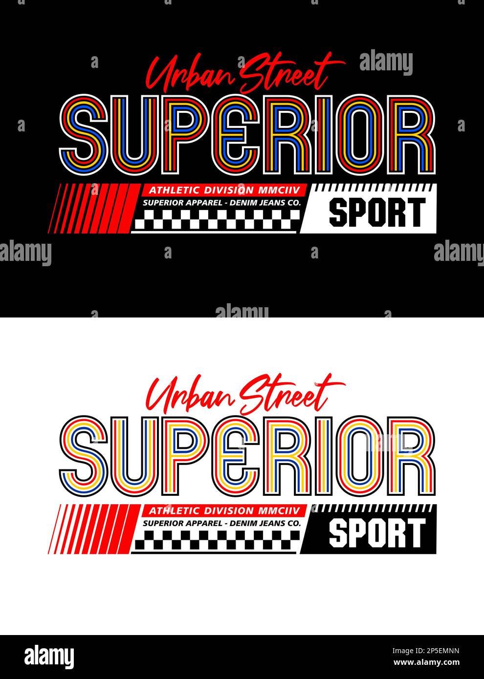 Superior sport, design graphic for print on t shirts, labels, posters ...