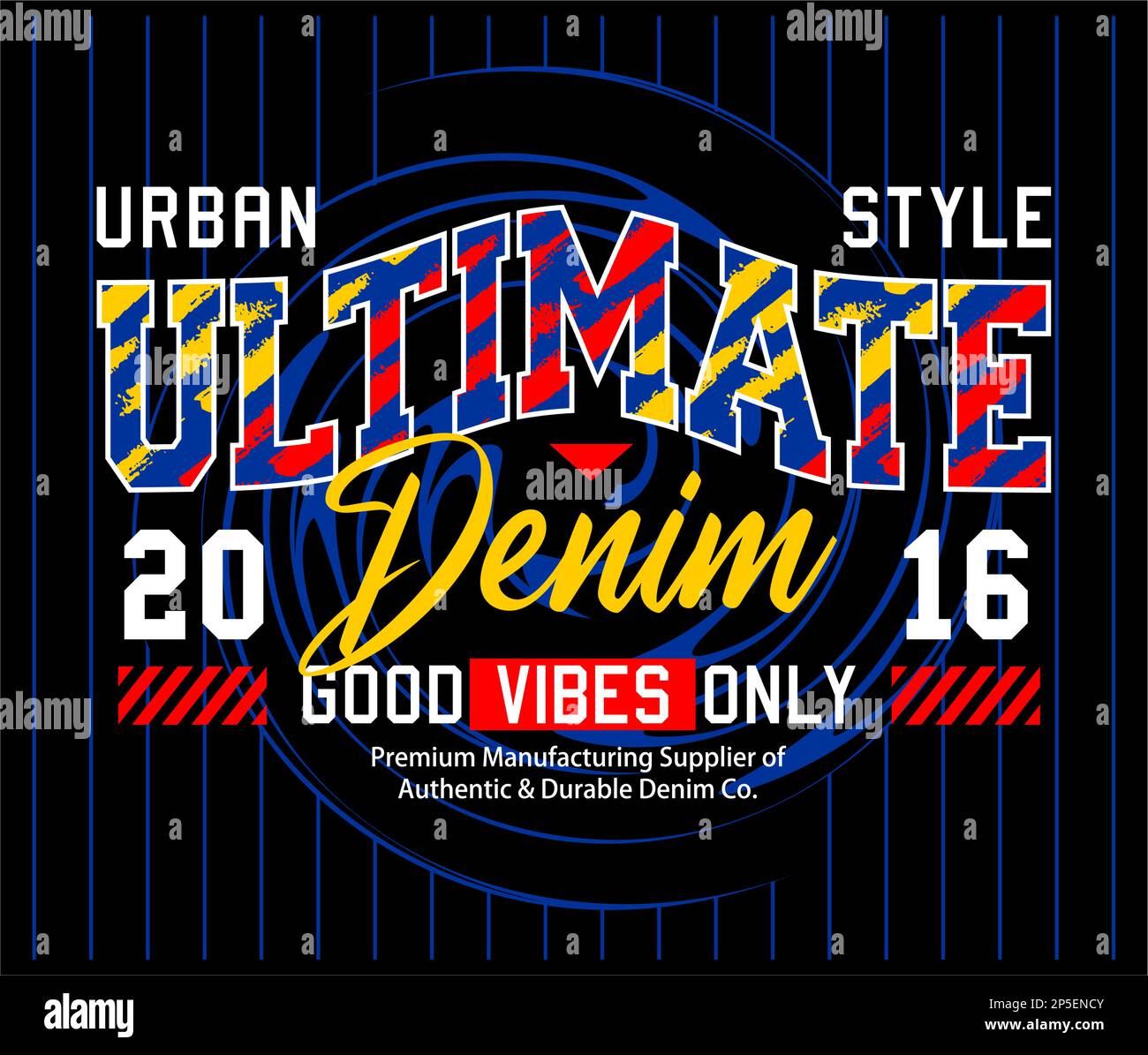 Ultimate, vintage design graphic for print on t shirts, labels, posters ...