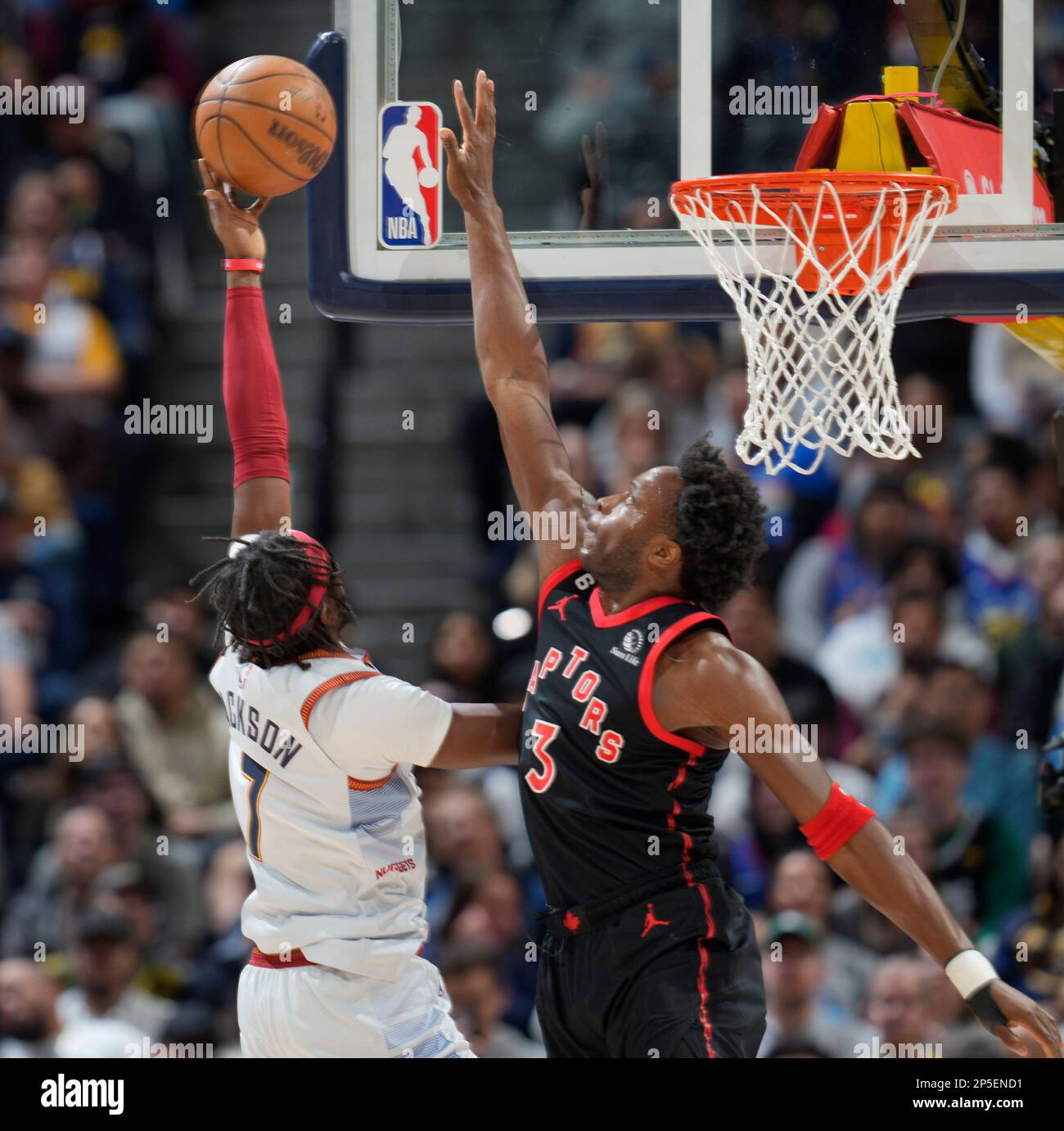 Reggie Jackson Basketball Player Dunk