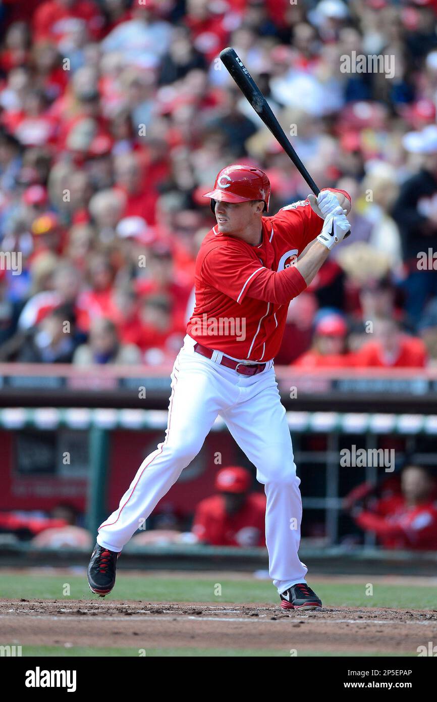 Cincinnati Reds outfielder Jay Bruce #32 during a game against the ...