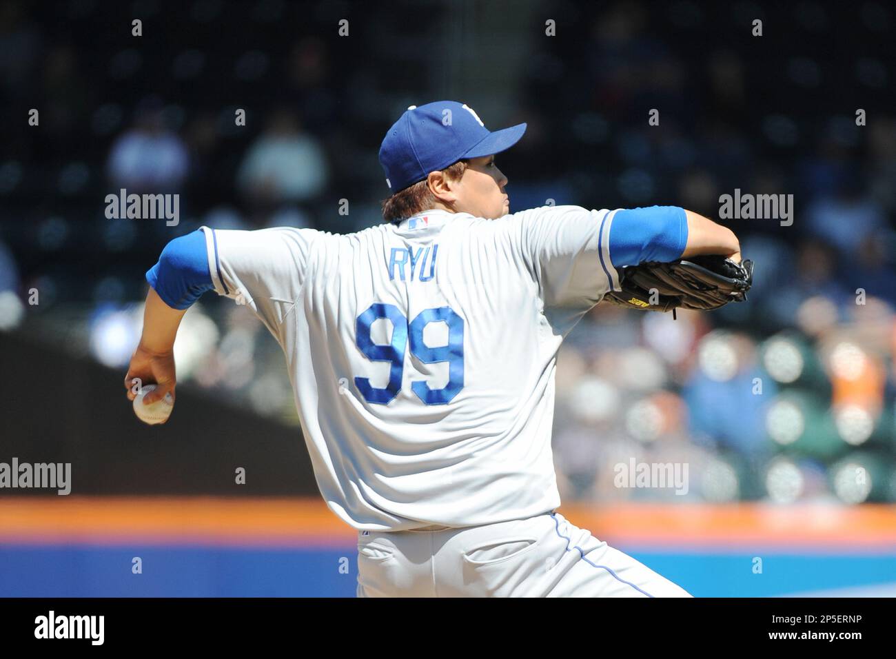 Los Angeles Dodgers pitcher Hyun-Jin Ryu (99) during game against the ...