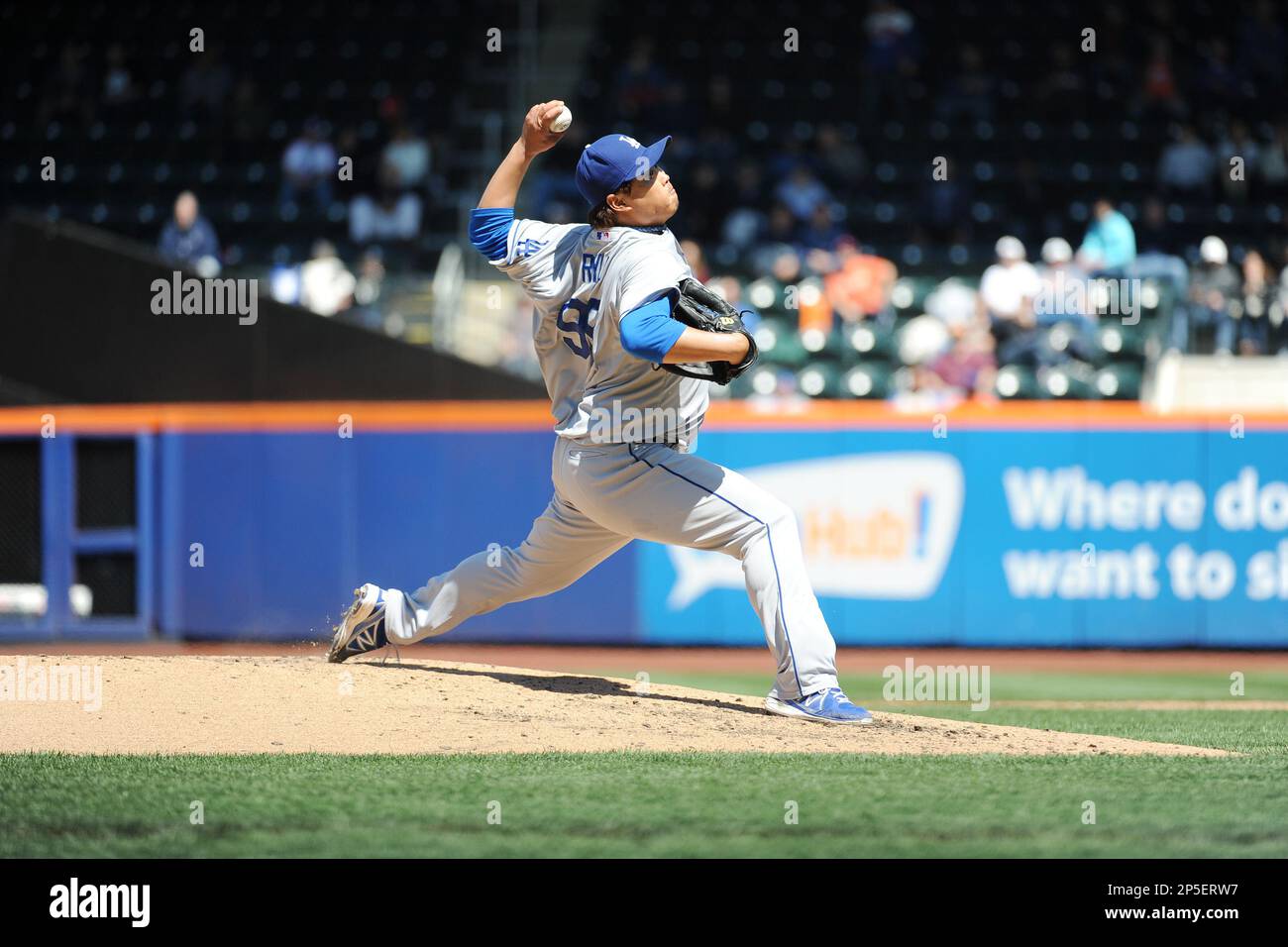 Los Angeles Dodgers pitcher Hyun-Jin Ryu (99) during game against the ...