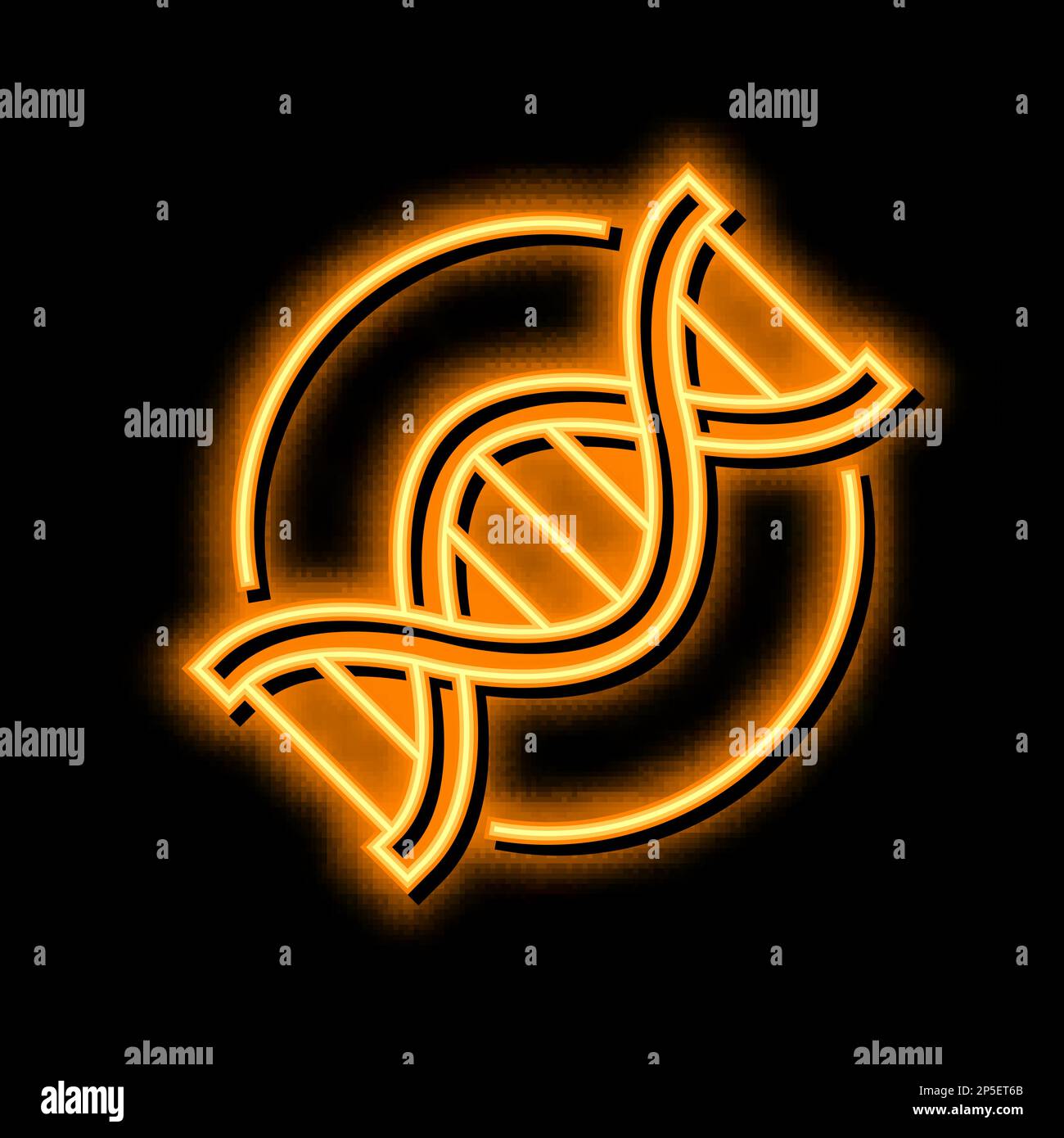 dna research neon glow icon illustration Stock Vector Image & Art - Alamy