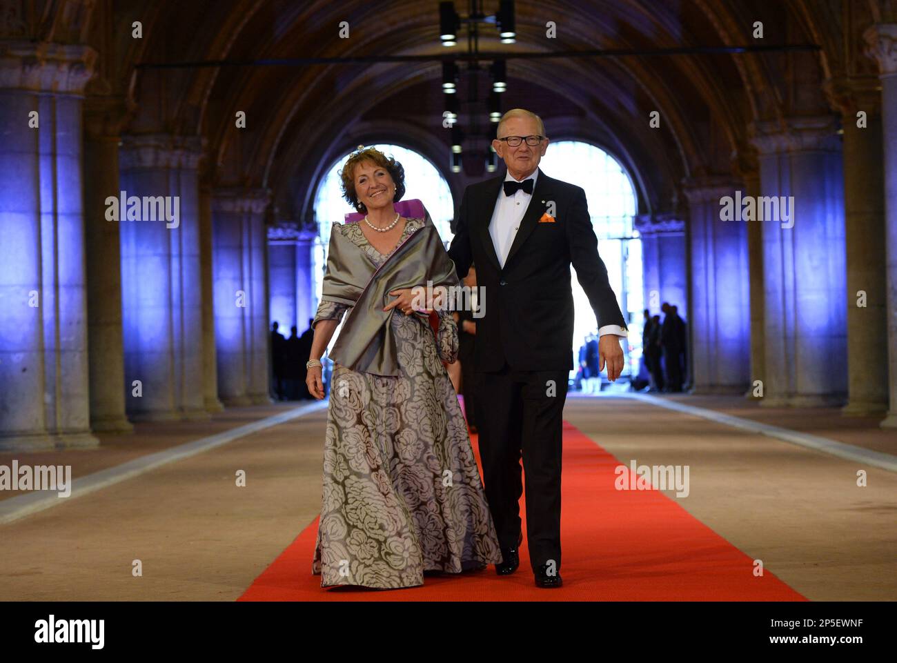 Princess Magriet and her husband Pieter van Vollenhoven arrive for the ...
