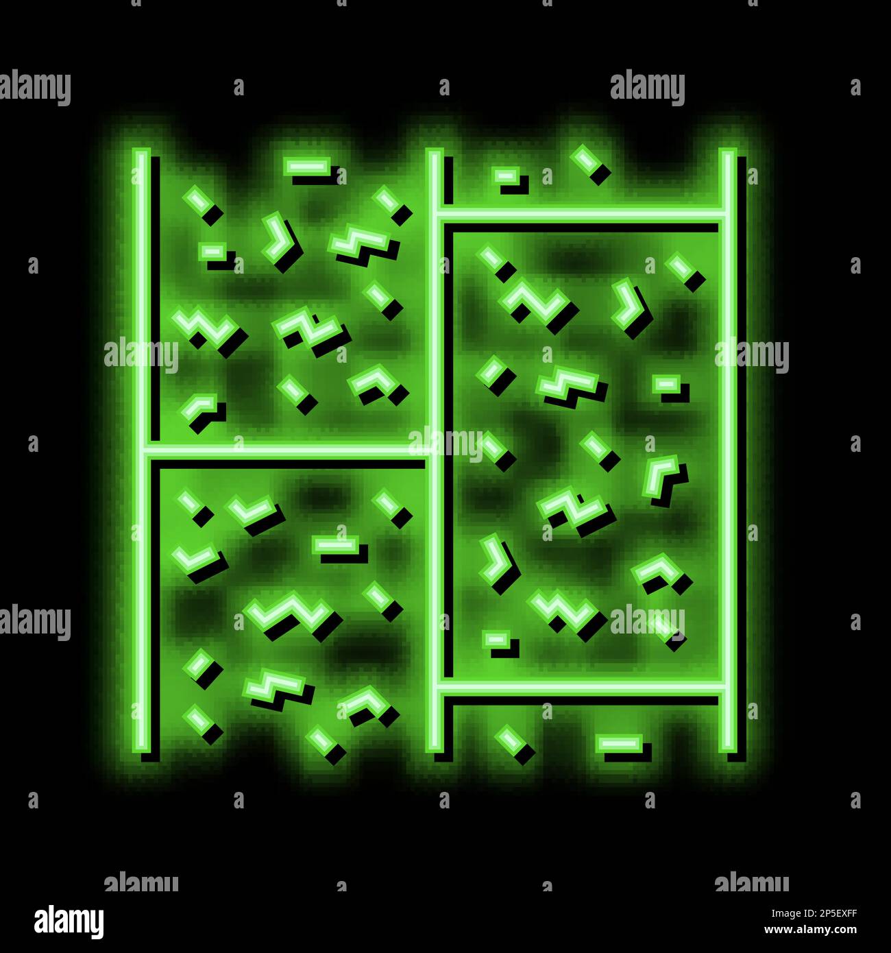 cork floor neon glow icon illustration Stock Vector Image & Art - Alamy