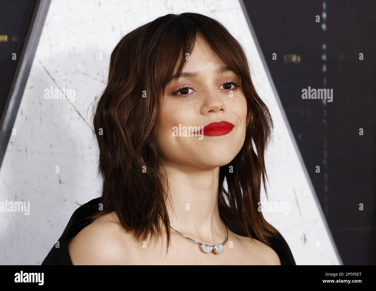 New York, United States. 06th Mar, 2023. Jenna Ortega arrives on the ...