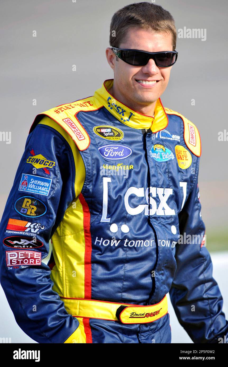 David Ragan during qualifying for the NASCAR Sprint Cup Series Toyota ...