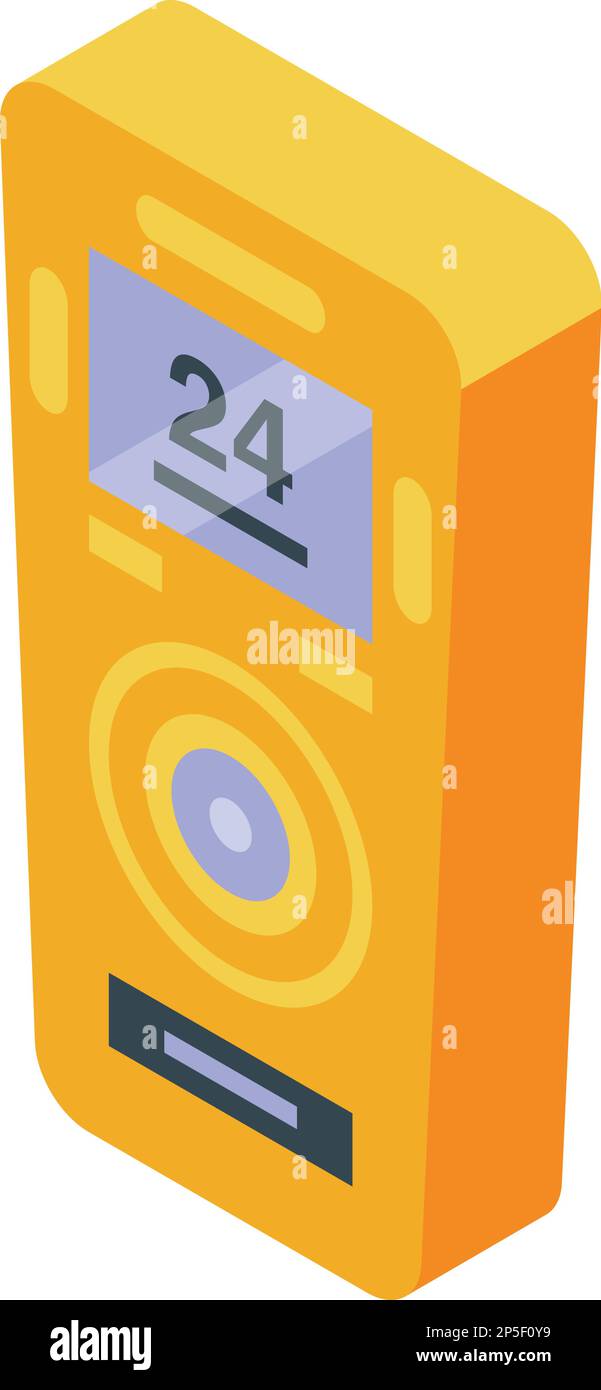Gas device icon isometric vector. Meter instrument. Leak smoke Stock ...