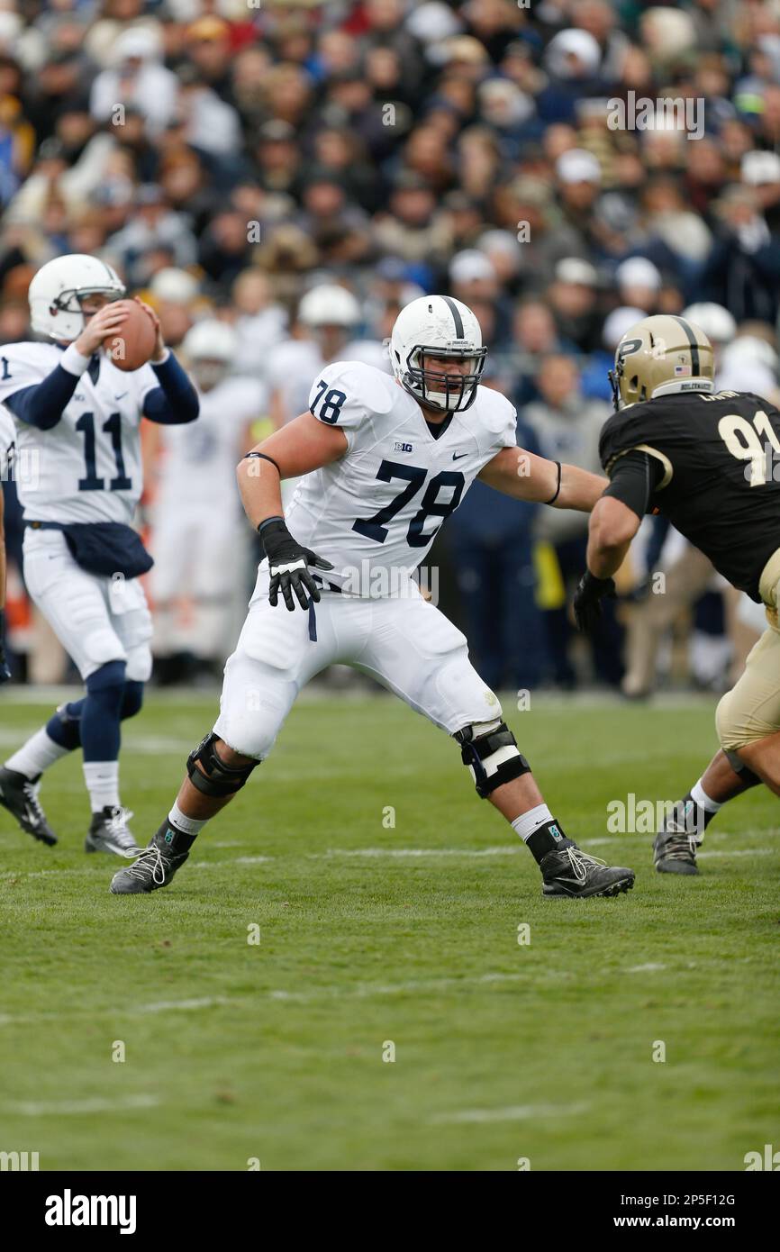 Penn State offensive tackle Mike Farrell (78) blocks during a NCAA ...