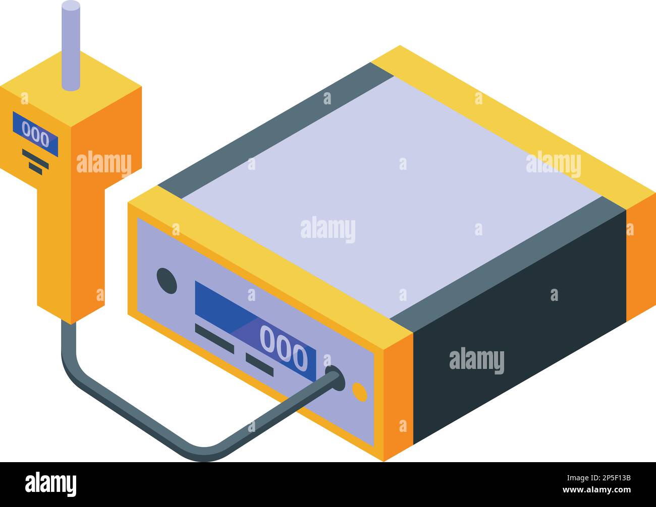 Dangerous gas detector Stock Vector Images - Alamy
