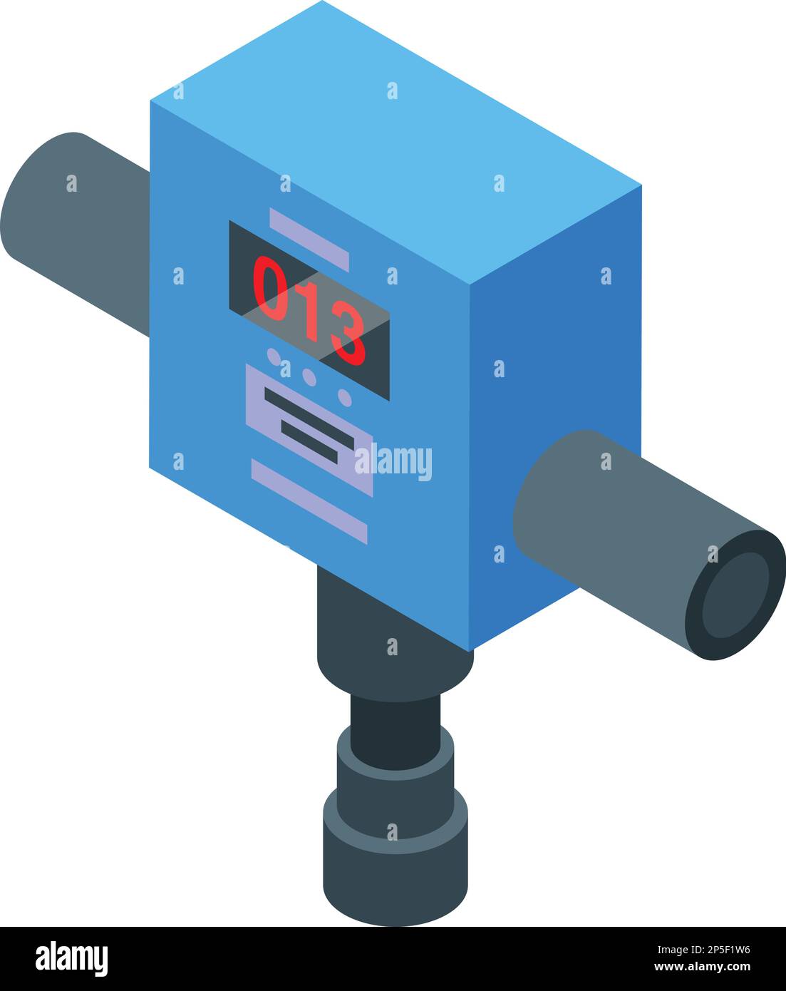 Natural gas detector Stock Vector Images - Alamy