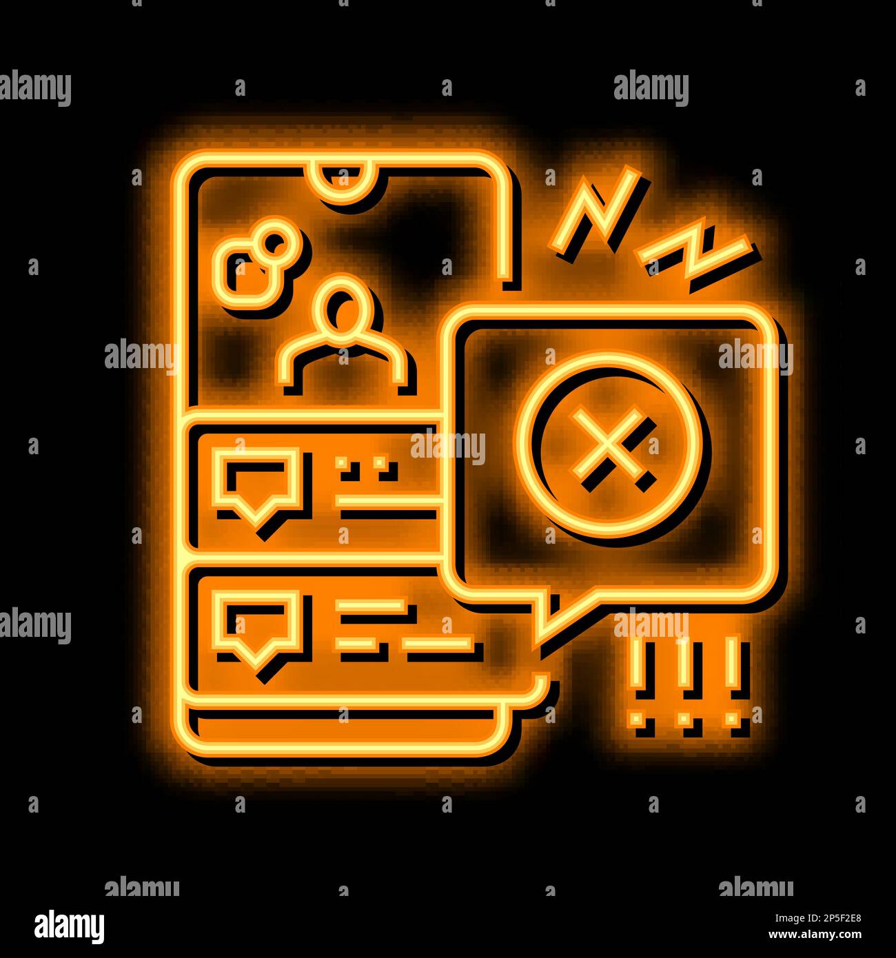 Social media backlash Stock Vector Images - Alamy