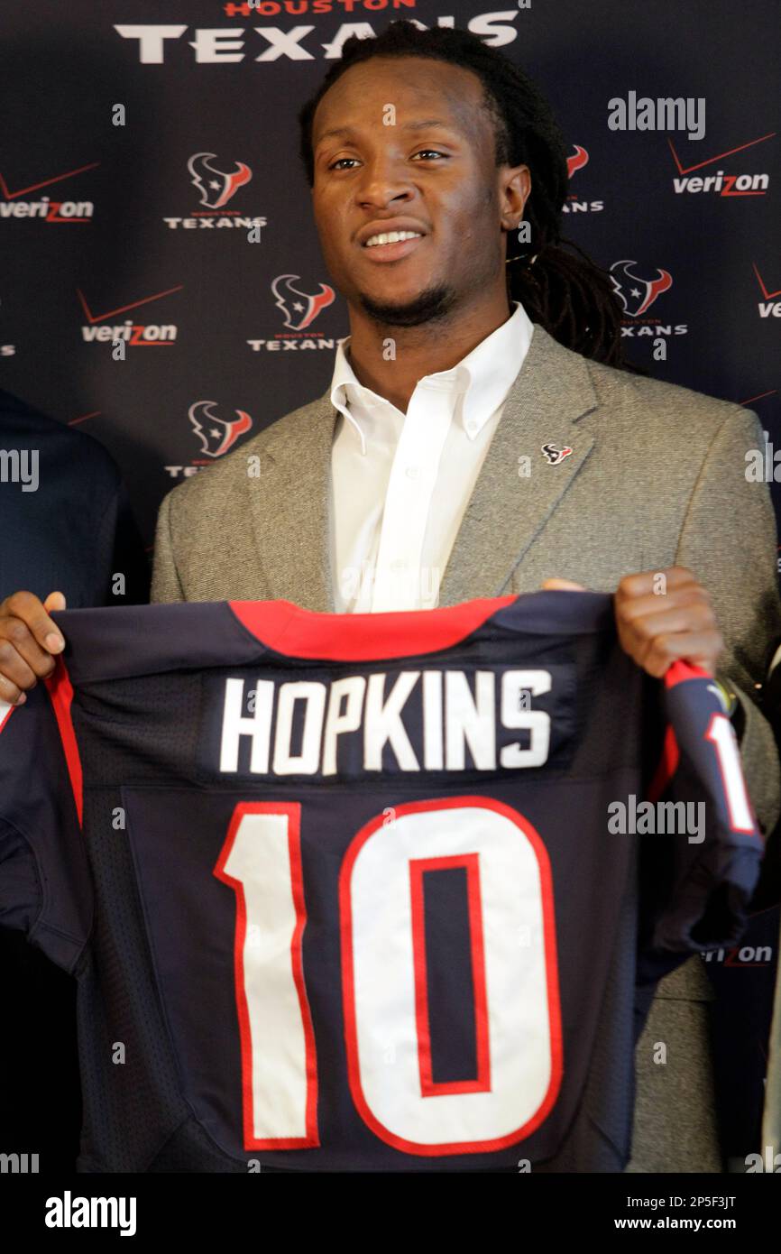 Houston Texans first-round draft pick wide receiver DeAndre Hopkins ...