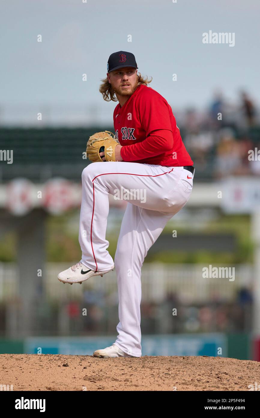 Boston Red Sox pitcher Kaleb Ort (61) during a spring training baseball ...