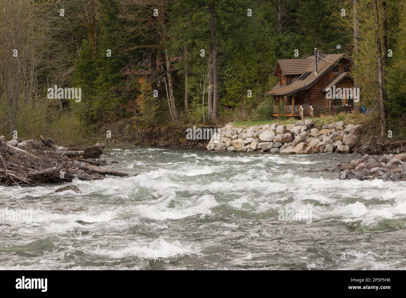 Timberline Rim resident Gerald Murphy designed this riverbank erosion ...