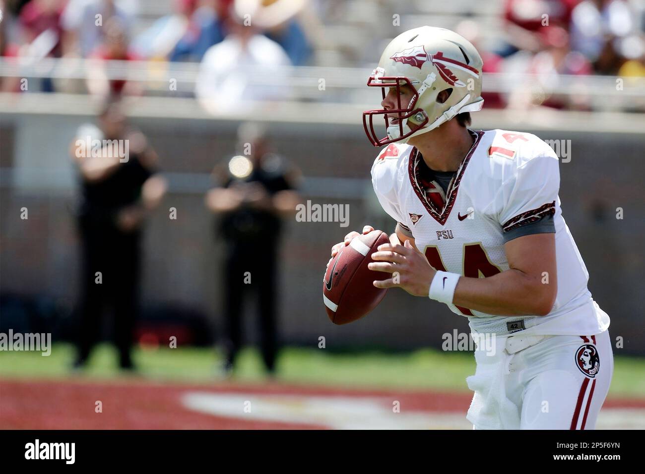 Florida State Quarterback (14) Jacob Coker during the annual Garnet and ...
