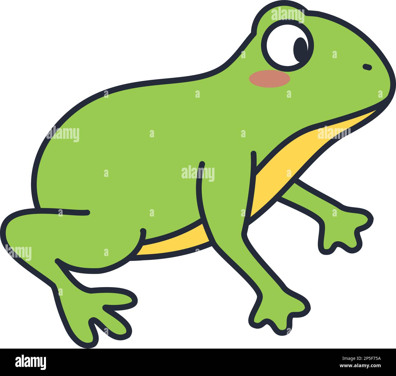frog amphibian animal character Stock Vector Image & Art - Alamy