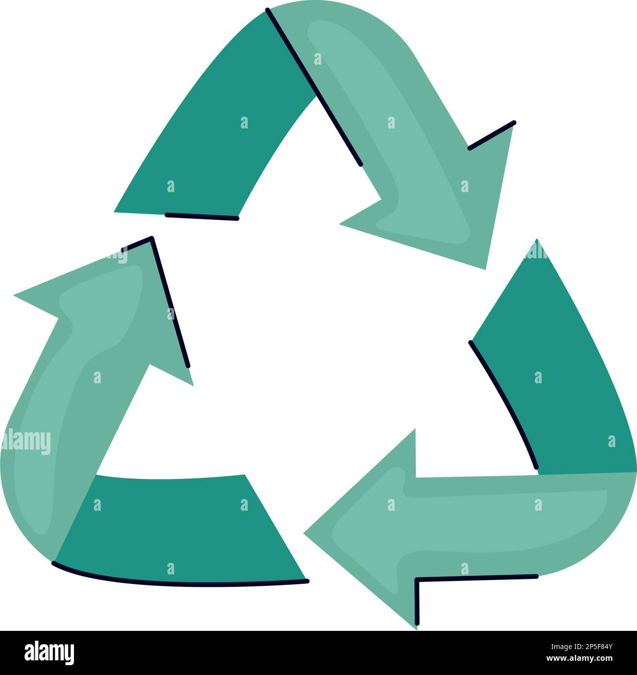 recycle arrows symbol Stock Vector Image & Art - Alamy