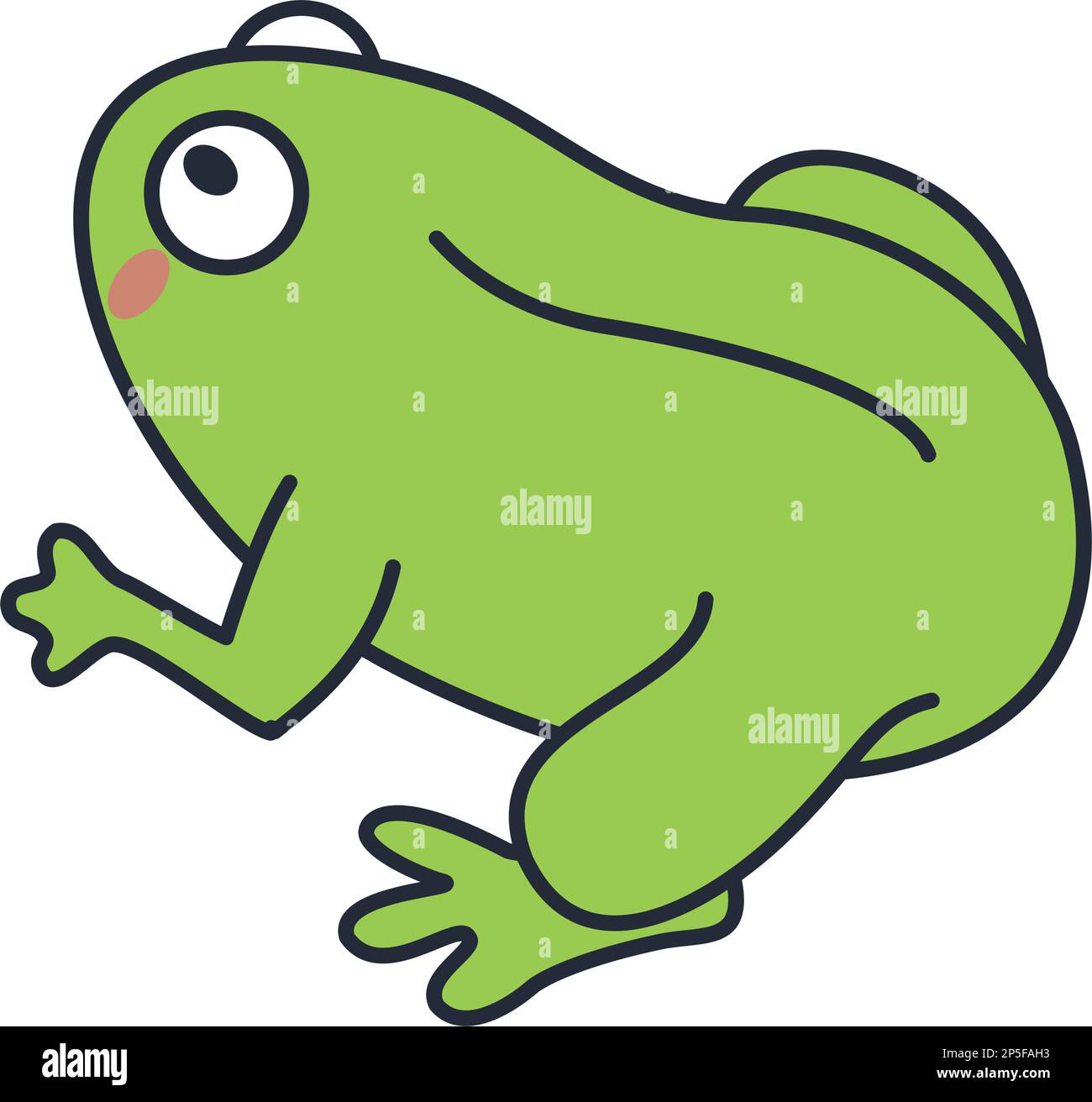 Frog back Stock Vector Images - Alamy