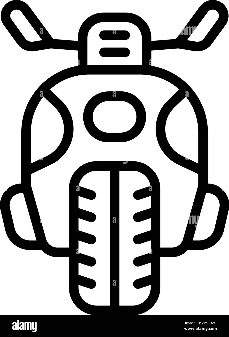 Biker icon outline vector. Fashion bike. Safety gear Stock Vector Image ...