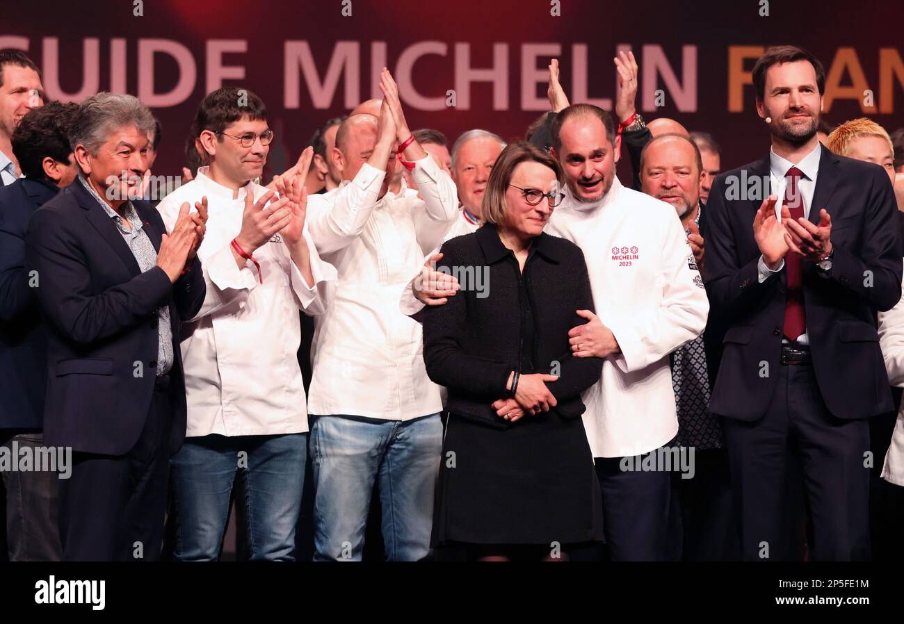 Strasbourg, France. 6th Mar, 2023. French Chef Alexandre Couillon (2nd ...