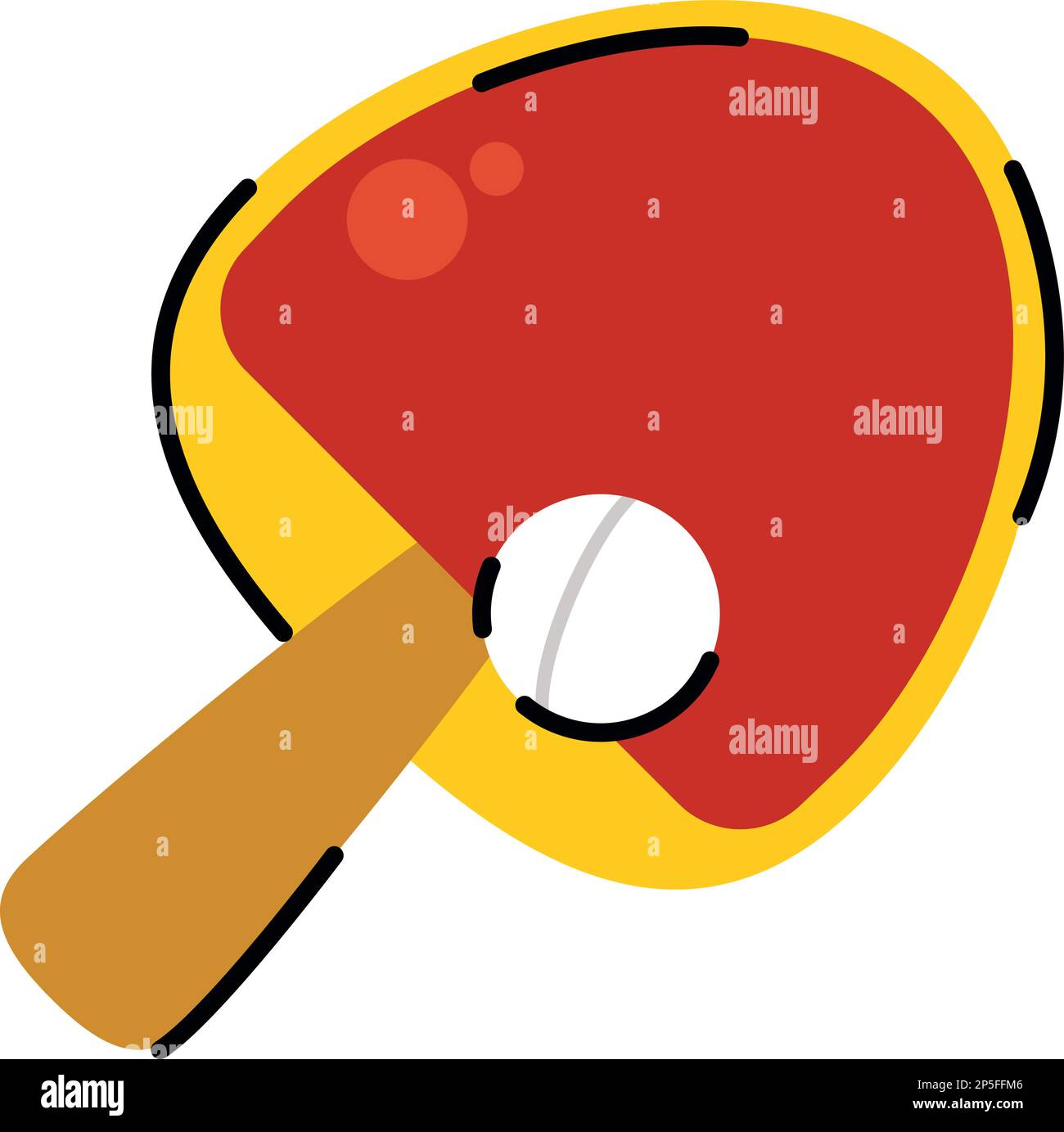 ping pong sport ball Stock Vector Image & Art - Alamy