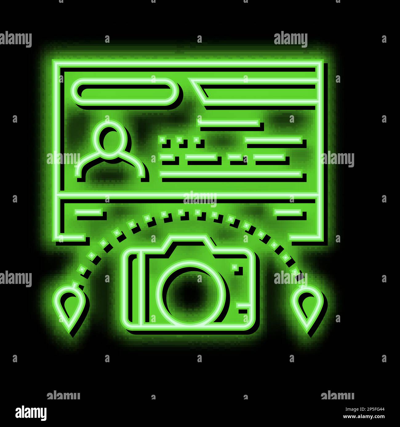 tourist visa neon glow icon illustration Stock Vector Image & Art - Alamy