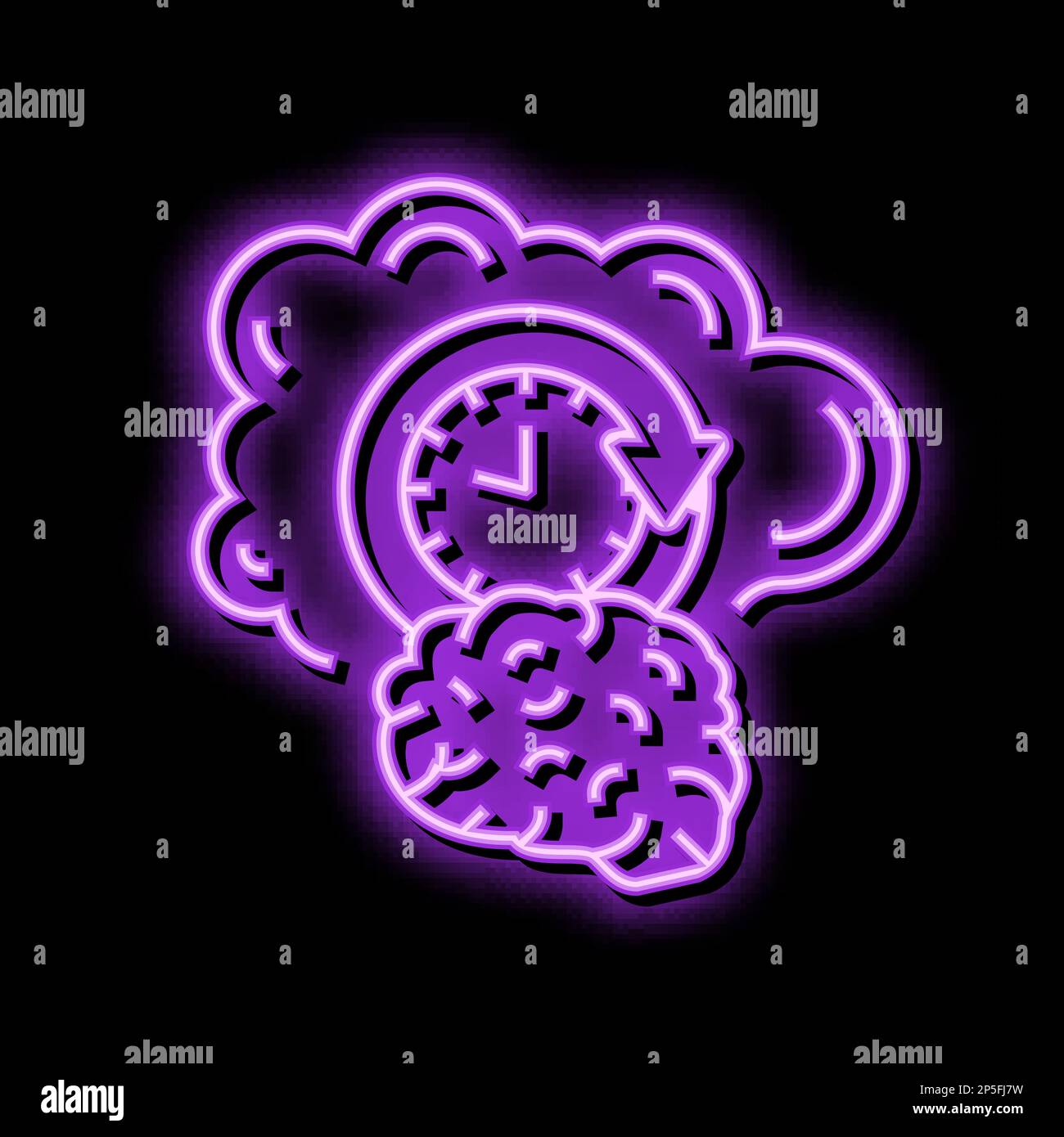 memory brain neon glow icon illustration Stock Vector Image & Art - Alamy