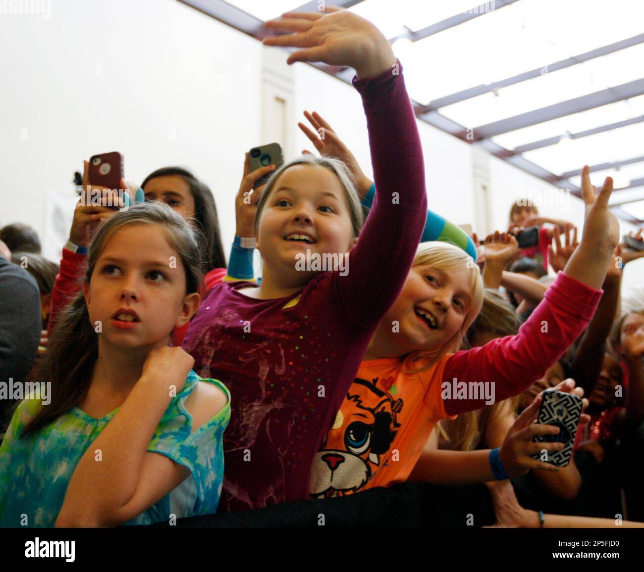 In this photo taken Saturday, April 20, 2013, Micheala Smith, Isabella ...