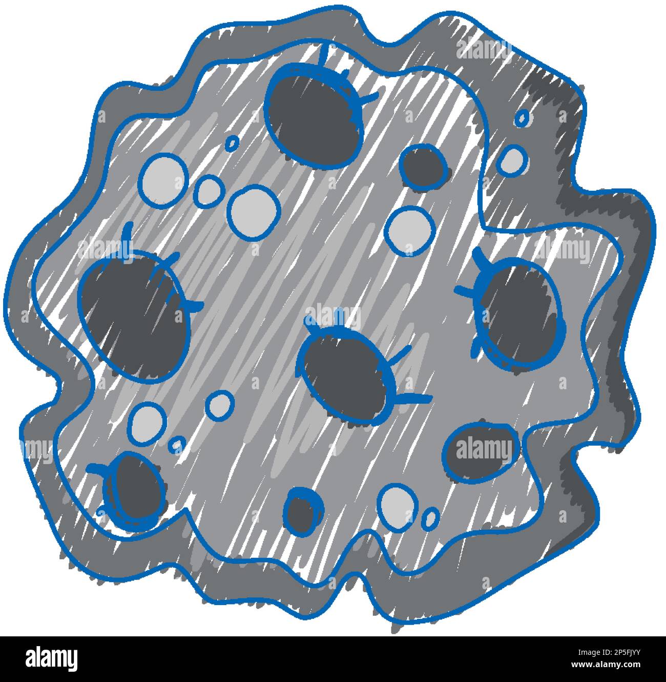 Comet pencil colour child scribble style illustration Stock Vector Image & Art - Alamy