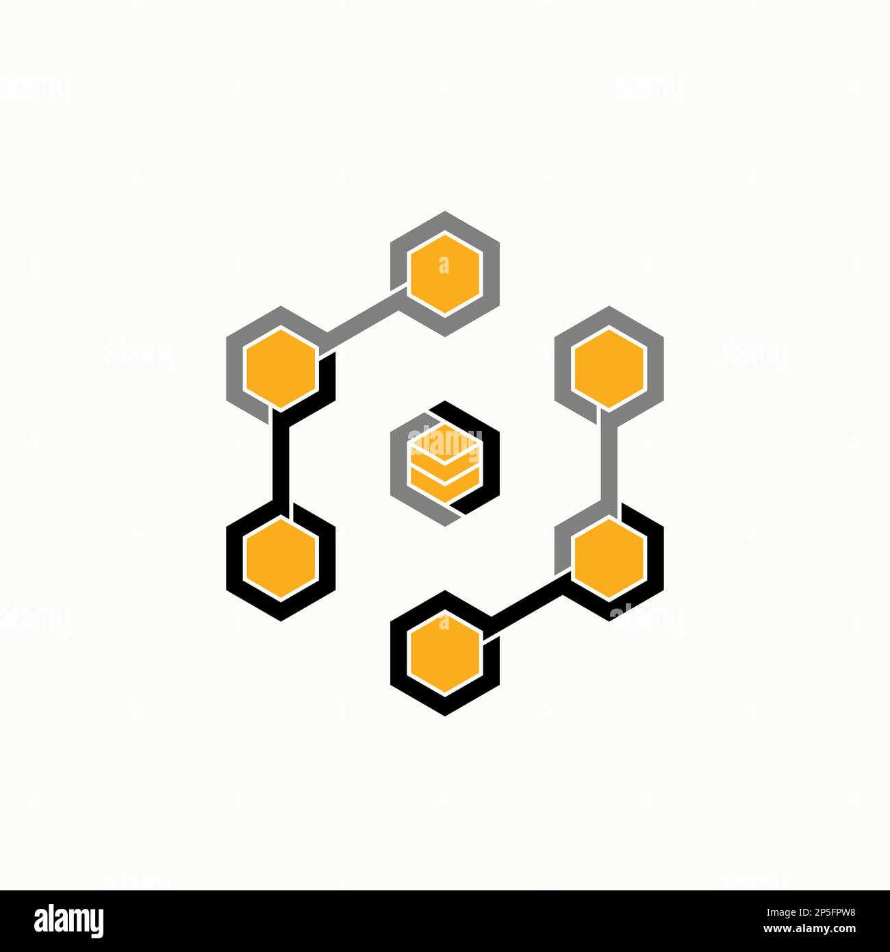 Logo design graphic concept creative abstract premium free vector stock unique connected lineout ...