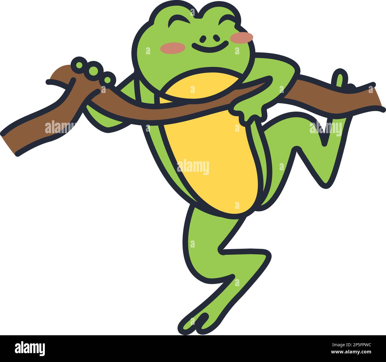 Hanging frog Stock Vector Images - Alamy