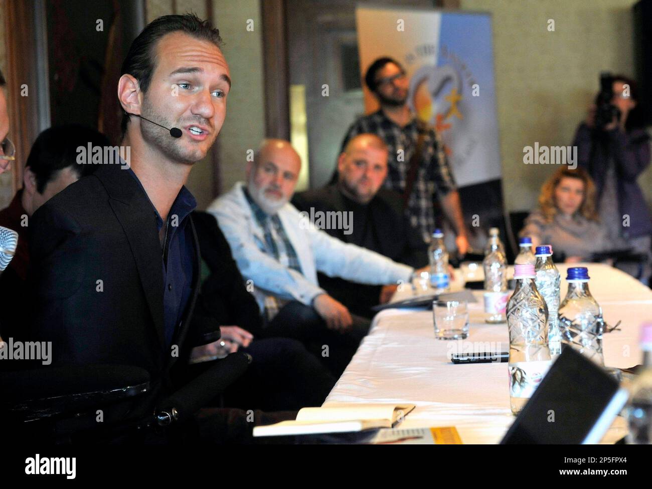 Australian evangelist and motivational trainer of Serbian origin, Nick ...