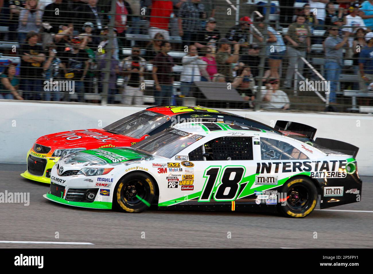 Kyle Busch during the NASCAR Sprint Cup Series NRA 500 race at Texas ...