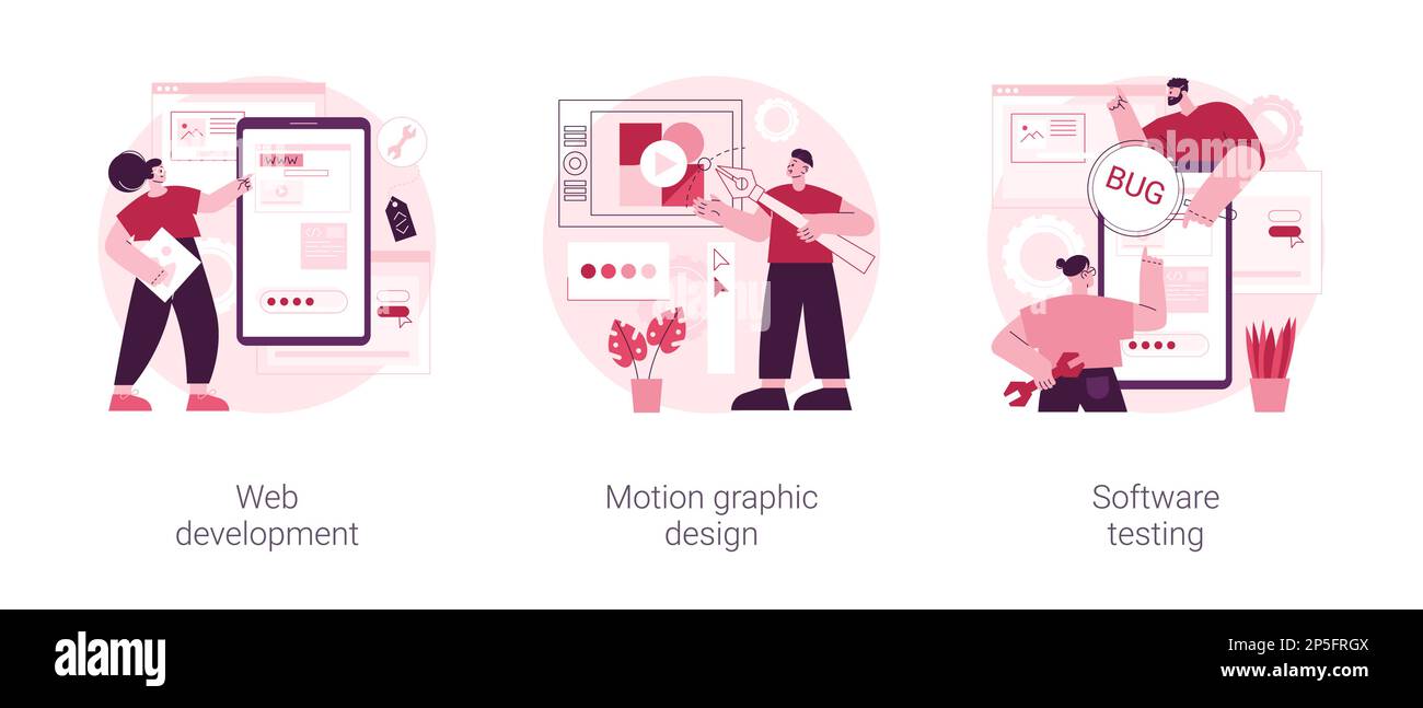 App development motion graphics hi-res stock photography and images - Alamy