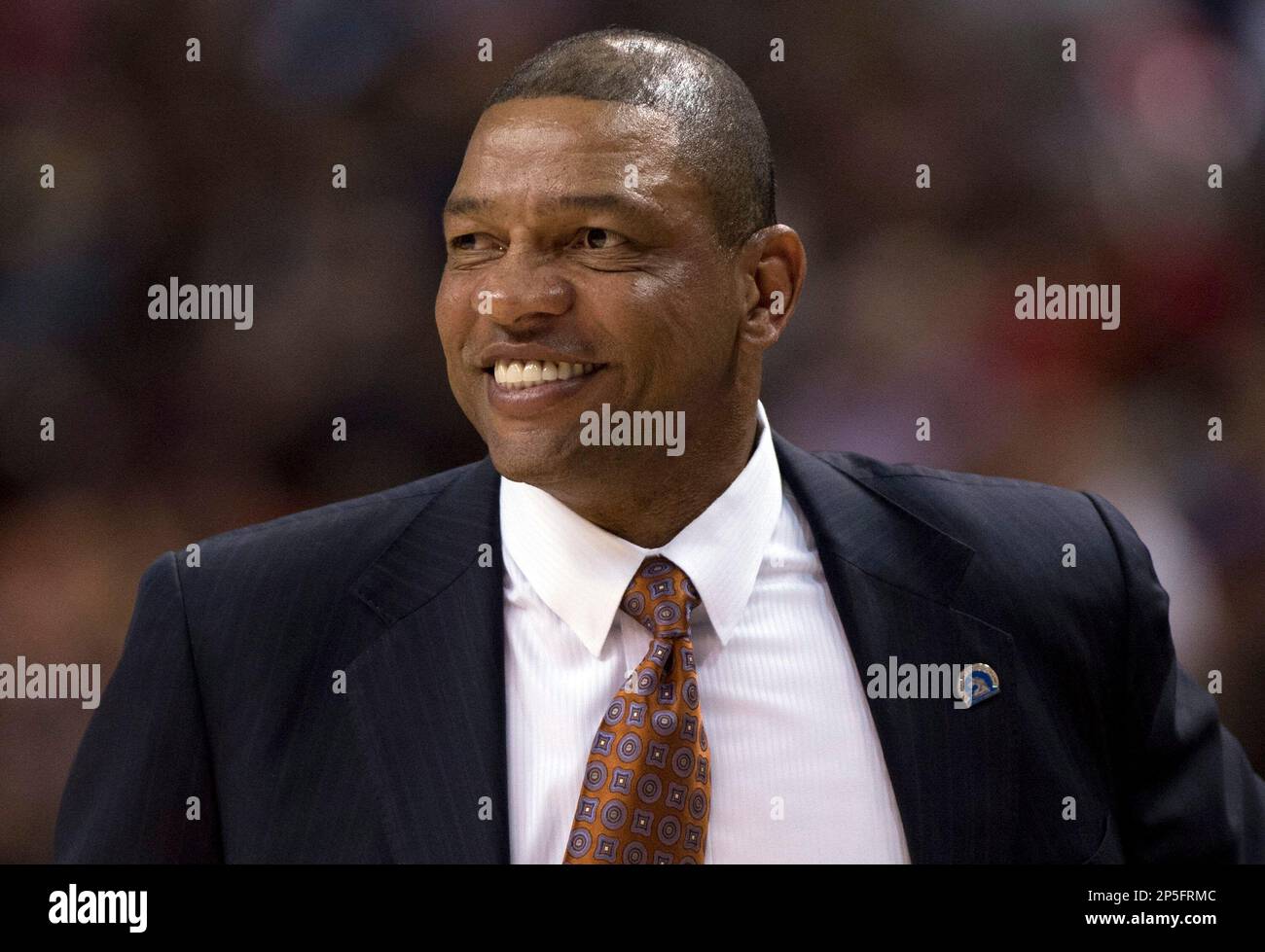 Boston Celtics head coach Doc Rivers smiles during fourth-half NBA ...