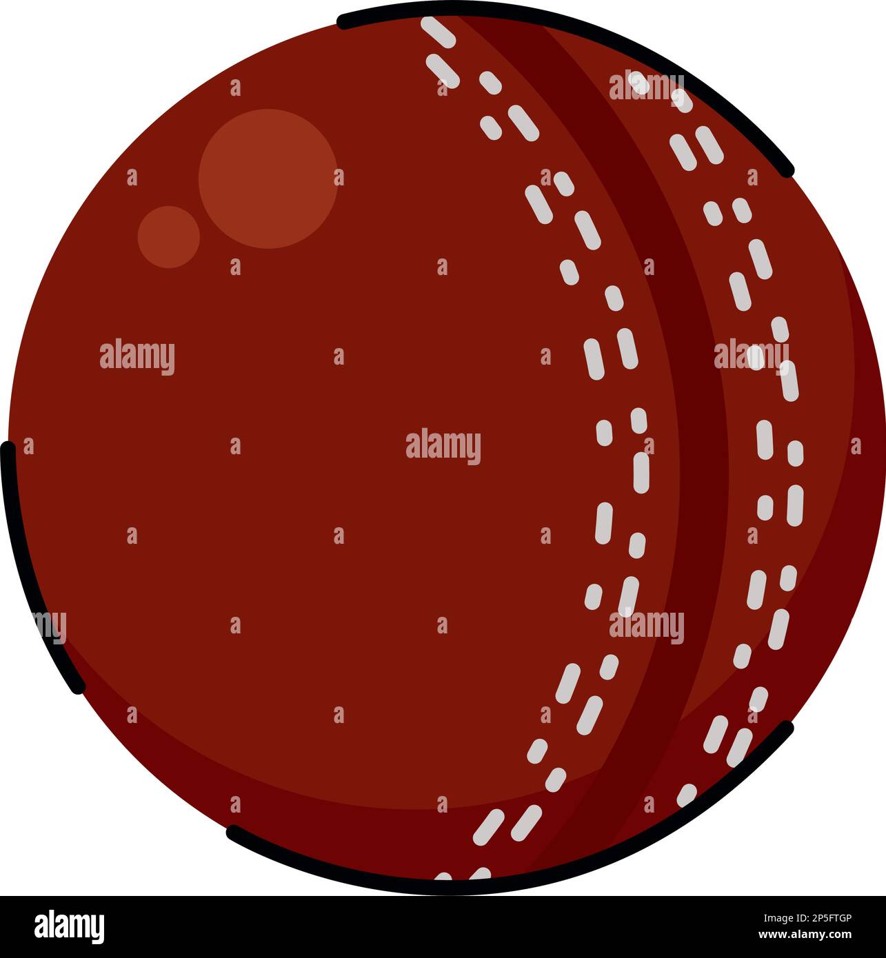 cricket sport ball Stock Vector Image & Art - Alamy
