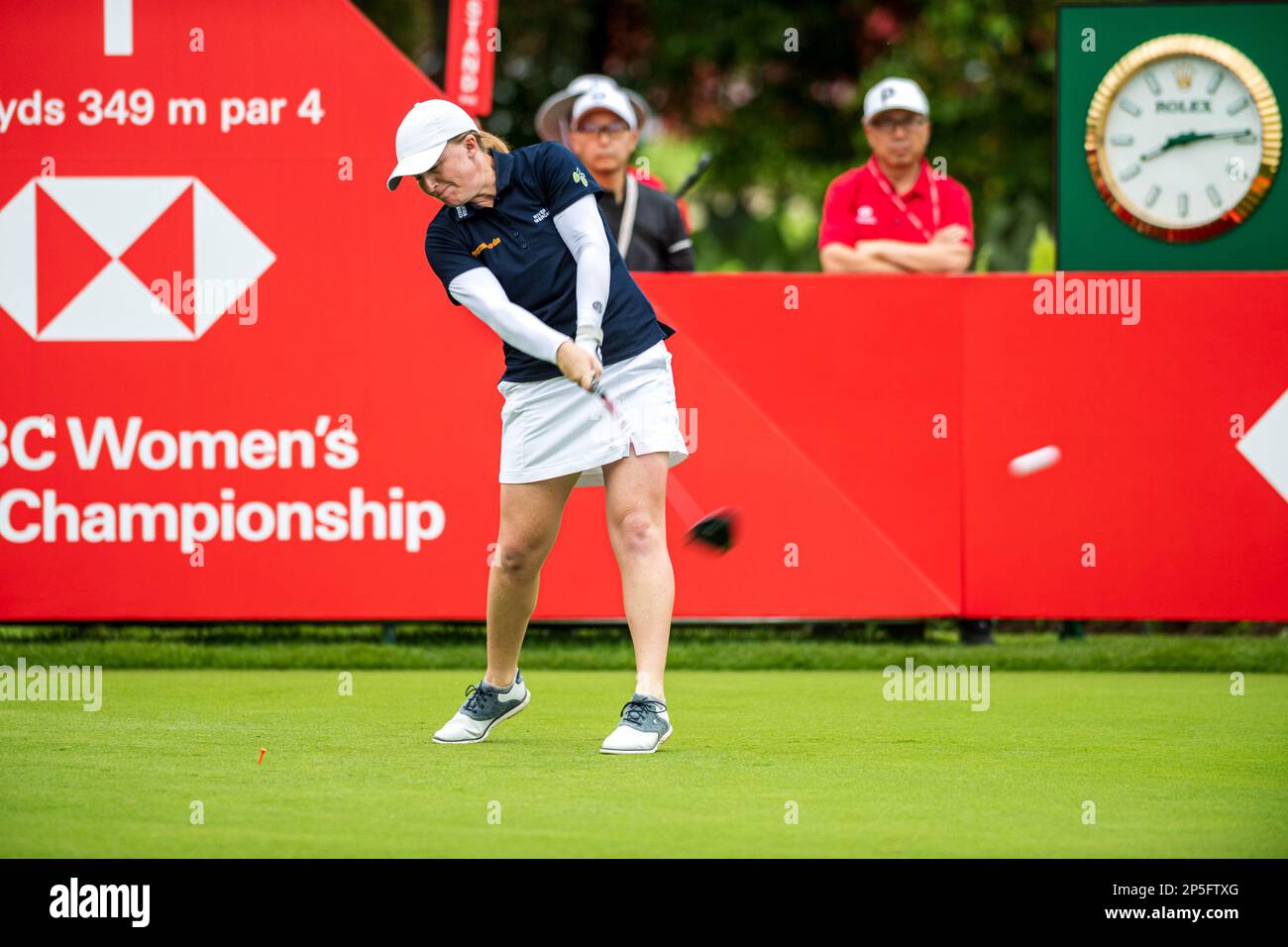 Gemma Dryburgh in action at HSBC Womens Championship in Singapore Stock Photo - Alamy