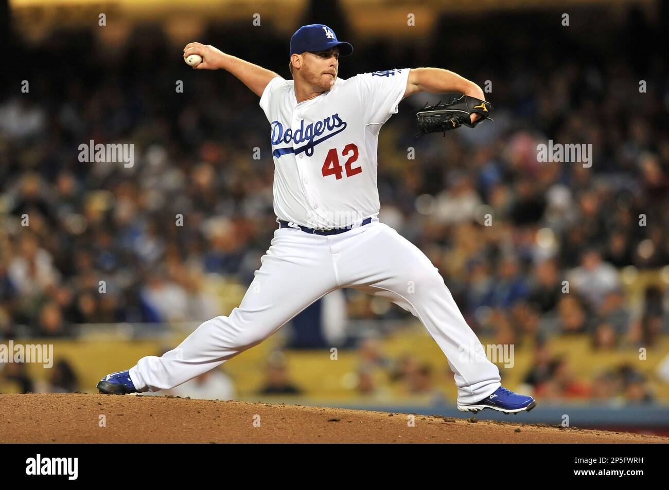 April 15, 2013 Los Angeles, CA.Los Angeles Dodgers starting pitcher ...