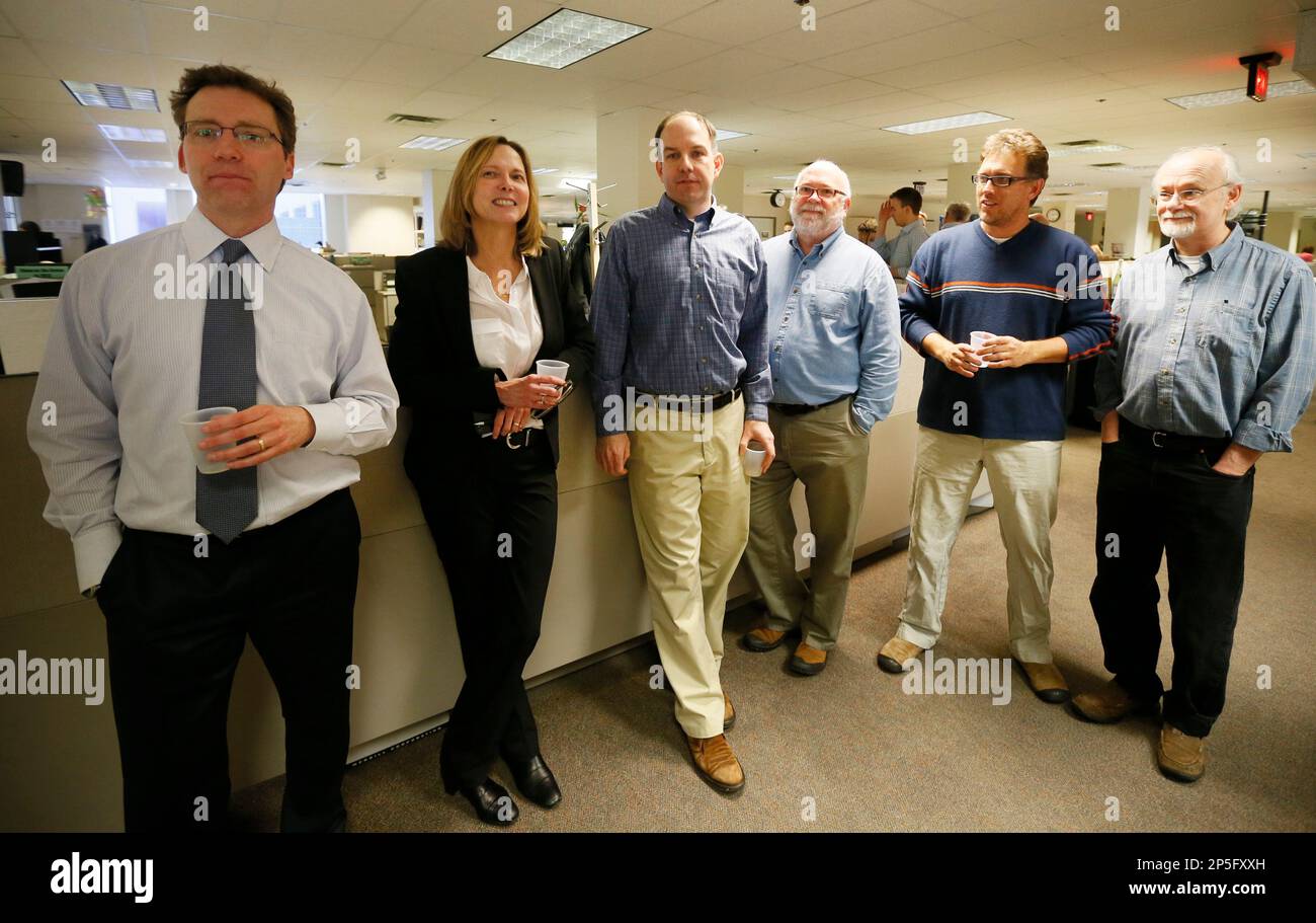 From left, Managing Editor Rene Sanchez, Editor Nancy Barnes, Brad ...