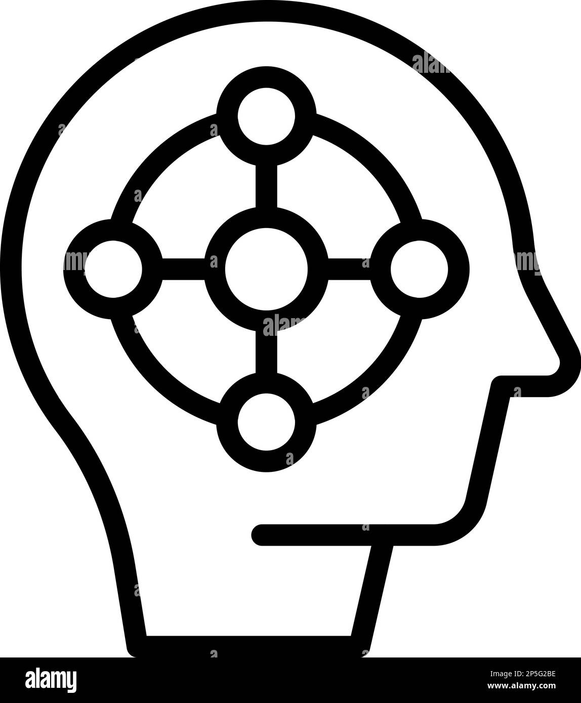 Mental overload icon outline vector. Work burnout. Stress work Stock ...