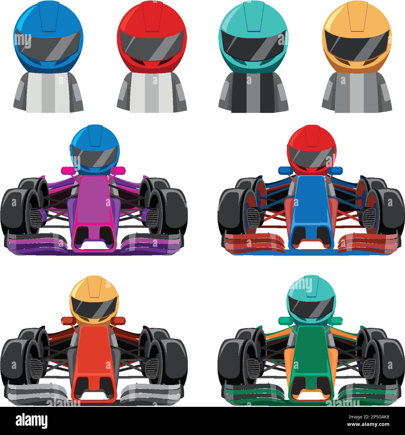 Set of formula one car illustration Stock Vector Image & Art - Alamy