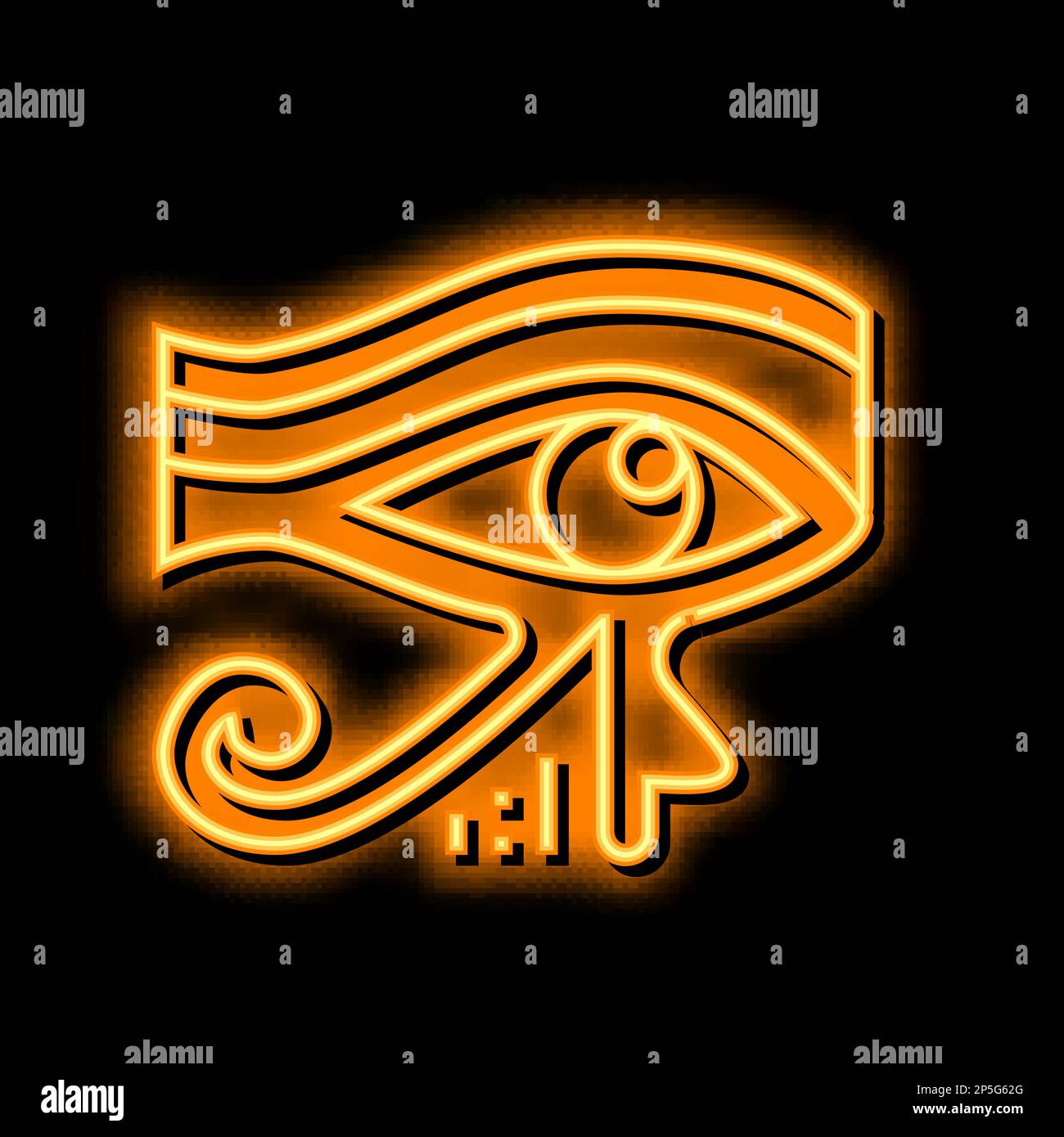 eye egypt neon glow icon illustration Stock Vector Image & Art - Alamy