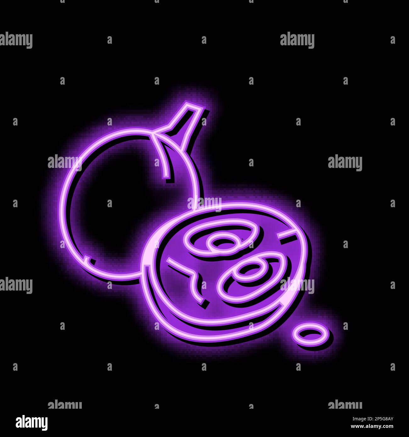 seed green grape neon glow icon illustration Stock Vector Image & Art ...