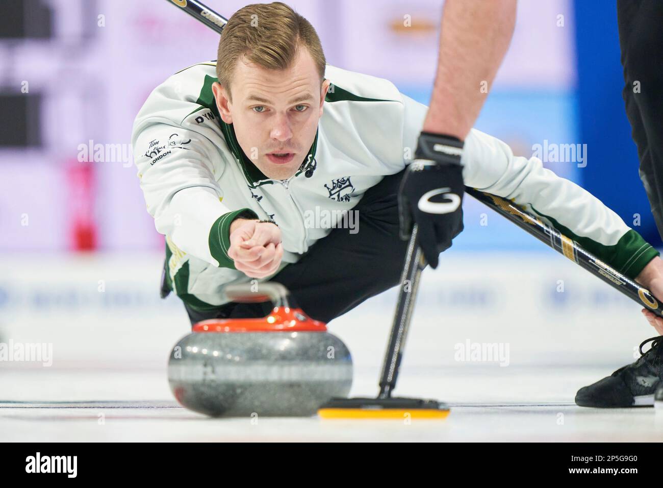 Wild Card team 3 skip Karsten Sturmay, from the St. Albert Curling Club ...